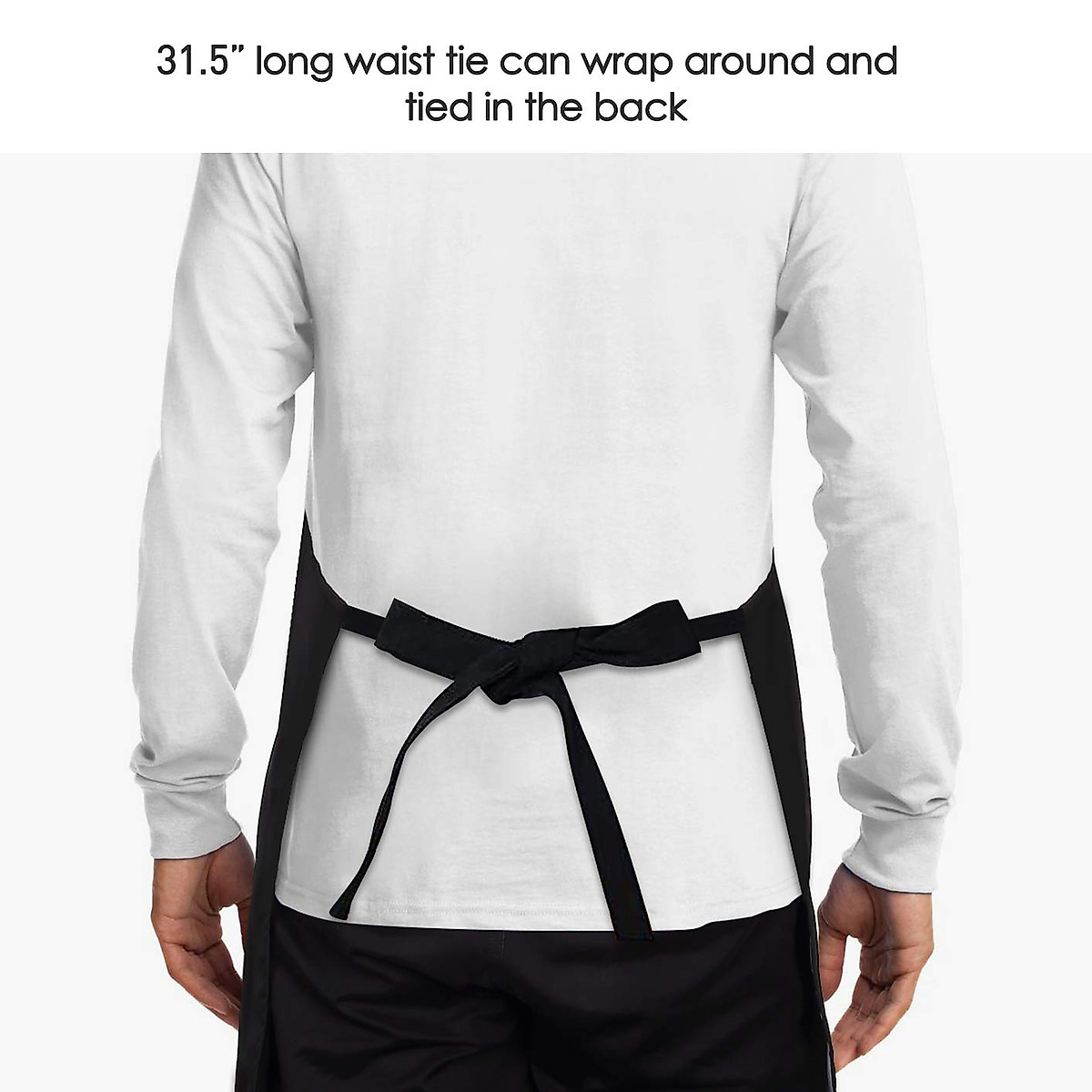 Grill Master - BBQ Apron Funny Grill Apron with 2 Pocket Adjustable Neck Strap Cooking Apron for Birthday, Christmas, Thanksgiving, Father's Day Gifts for Dad, Husband, Friends