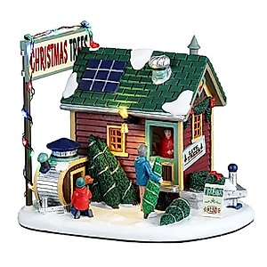Lemax Village Collection Tiny House Tree Lot, B/O (4.5V) #25901