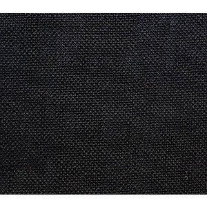 Burlap Fabric Jute Black / 58" Wide/Sold by The Yard