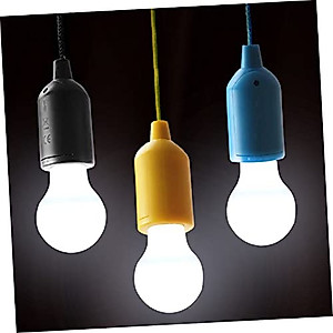 FONDOTIN Pull Cord Light Treehouse Accessories Camping Lantern Camping Essentials Camping Supplies LED Camping Lantern LED Bulbs Camping Gear Battery Light Bulb Hanging LED Bulb