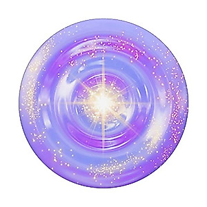 Lavender Phone Grip Moon Stars Galaxy Purple Tidepool Ripple PopSockets Swappable PopGrip