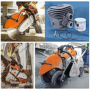 AUMEL 50mm Cylinder Piston Gaskets Kit for Stihl TS410 TS420 TS 410 420 Cut-Off Saw Replace 4238 020 1202.