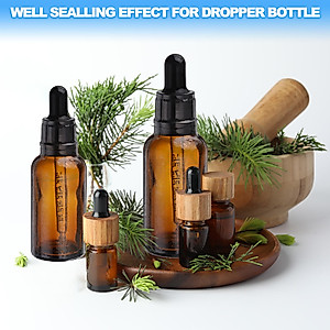 PATIKIL 75x28mm PVC Perforated Shrink Bands, 1000Pcs 0.05 mm/2 Mil Thickened Heat Shrink Seal Wrap Fit for 1.5"-1.75" Cap Diameter Essential Oil Bottles Jars Cans Tin, Clear