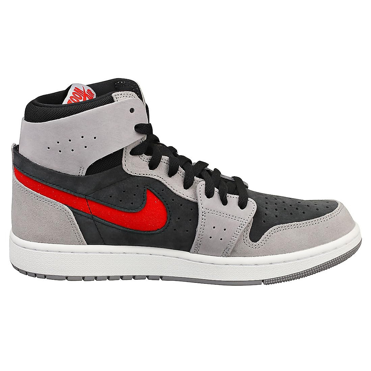Men's Jordan 1 High Zoom Air CMFT Black/Fire Red-Cement Grey DV1307-060 9