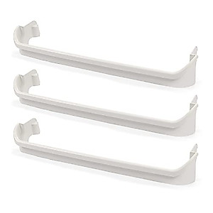 Replacement for 240534701(Middle) 240534901 Refrigerator Door Shelf Compatible with Frigidaire Kenmore Refrigerator Rack Bar Replacement for AP3214631 PS734936 948952 AP3214630 PS734935