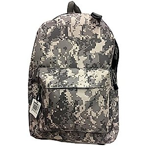 EXPLORER Backpack, ACU Camo, 7 x 12 x 6-Inch