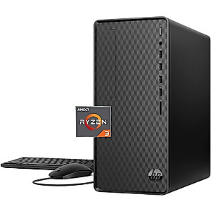 HP 2023 Newest Desktop, AMD Ryzen 3 5300G Processor(4 core 4GHz), 16GB DDR4 RAM, 1TB SSD, AMD Radeon Vega Graphics, Wi-Fi, Bluetooth, Windows 11 Home, Bundle with JAWFOAL