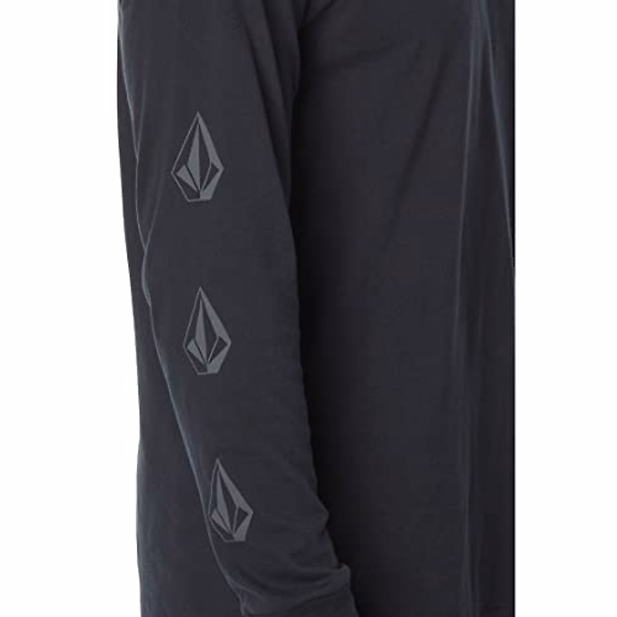 Volcom Men's Stone Tech Long Sleeve Quick Drying Tee, Black, XX-Large
