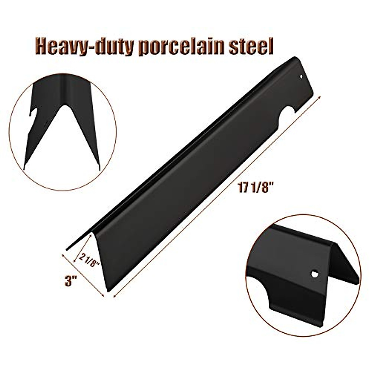 Grill Parts for Weber Genesis 2 Parts Weber Genesis II 300 SER, Genesis II LX 340 (2017 & Newer),Genesis 2 E-310 Genesis ii E-315,etc. for Weber 66032 67095 Flavorizer Bars &66040 66685 Heat Deflector