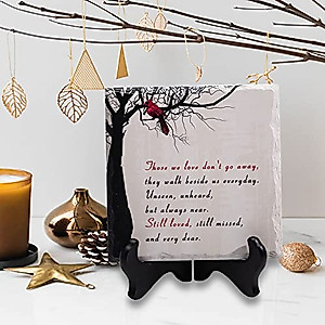 Memorial Gifts for Loss of Mother Father Husband Sympathy Gift Red Cardinal Memorial Plaques in Loving Memory of Loved Ones Remembrance Gifts Condolence Gifts Bereavement Gifts Sorry for Your Loss