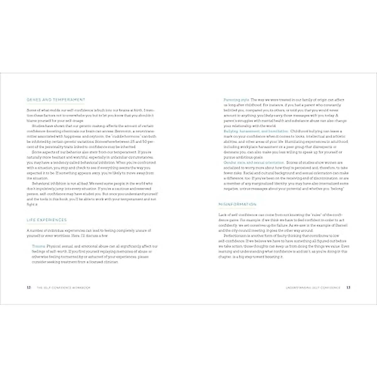 The Self-Confidence Workbook: A Guide to Overcoming Self-Doubt and Improving Self-Esteem (Building Self-Confidence)