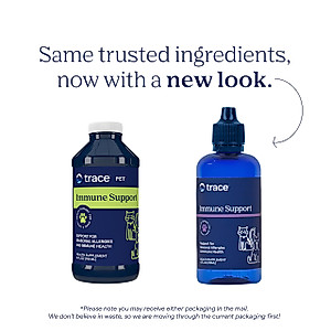 Trace Minerals Pet Immune Support - Cat & Dog Seasonal Support - Immune Support Supplement for Pet Health - Essential Immune Health Supplies for Dogs & Cats - 4 fl oz
