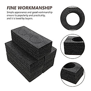 Happyyami 5 Pcs Pearl Cotton Cup Holder Glass Coffee Cups Car Coffee Mug Food Trays Disposable 2 Cups Foam Take Out Cup Holder Coffee Cup Stand Convenient Cup Holder Cup Tray Packing Trays