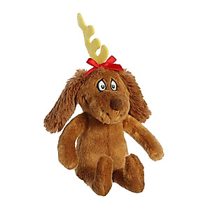 Aurora® Whimsical Dr. Seuss™ Max Stuffed Animal - Magical Storytelling - Officially Licensed - Brown 7 Inches