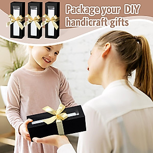 PerKoop Gift Boxes for Sublimation Tumblers, 36 Pcs with Ribbon, Christmas Themed, Fits 12/20/30 oz Tumblers, Gift Wrapping & Shipping