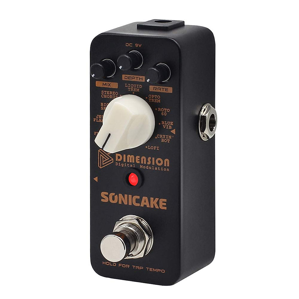 SONICAKE Modulation Pedal Modulation Guitar Pedal Phaser Flanger Chorus Tremolo Vibrato Autowah Guitar Effects Pedal 11 Modes