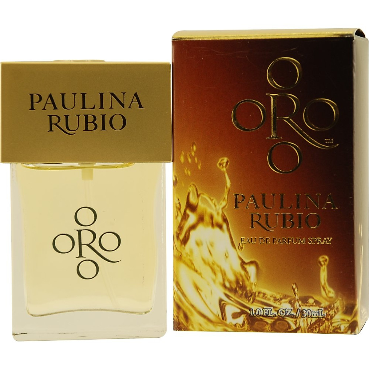 Paulina Rubio Oro Eau de Parfum Spray for Women, 1 Ounce