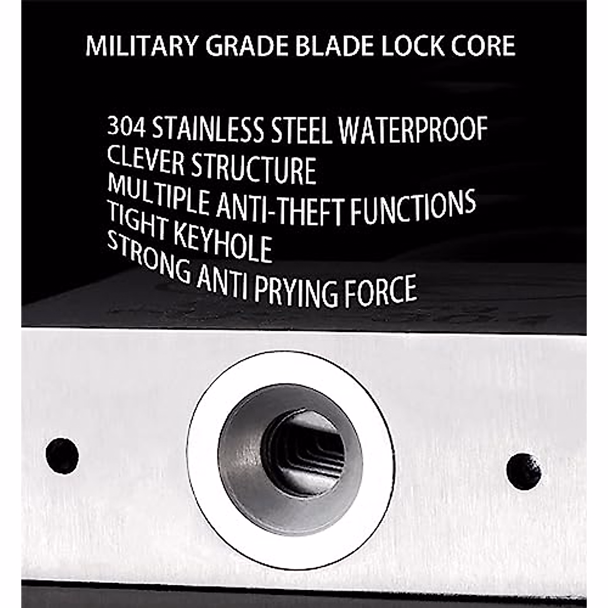 Bike Chain Lock,304 Stainless Steel raw Materials. No Rust, Corrosion Resistance, Premium Case-Hardened Security Chain for Motorcycles, Bike, Generator, Gates,Outdoor Furniture (40 INCH Chain Lock)