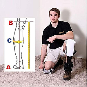 ProKnee 0714 Custom Fit Knee Pads with 1 Inch Foam - Professional Heavy Duty Knee Pads for Flooring, Tiling and Construction - 21"