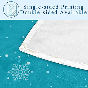 Winter Scarf Llama Prints Soft Warm Cozy Blanket Throw for Bed Couch Sofa Picnic Camping Beach, 150×100cm