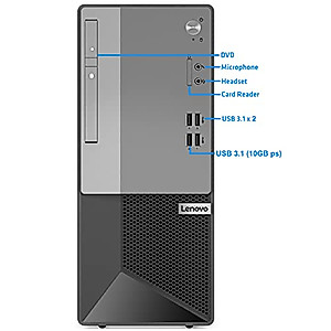 Lenovo V50t Tower Computer, Intel i7-11700KF, 64GB RAM, 2TB NVMe SSD, Nvidia K1200 4GB DDR5, DVD-RW, HDMI, VGA, AC Wi-Fi, Bluetooth, Windows 11 Pro
