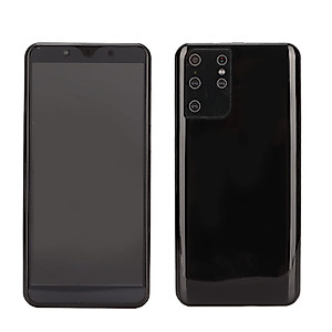 Zopsc S21+Uitra 5.72in Smartphone for 4.4.2 - Face Recognition Cell Phone RAM 512MB ROM 4GB 0.3MP 2MP 1650mAh with WiFi BT FM GPS. (Black)