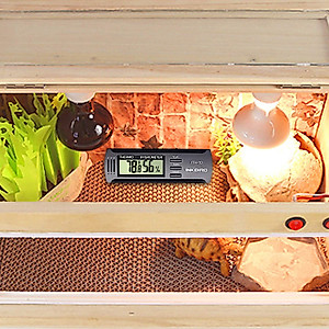 Inkbird ITH-10 Digital Thermometer and Hygrometer Temperature Humidity Monitor Humidor Guitar Ukulele Mason Jar