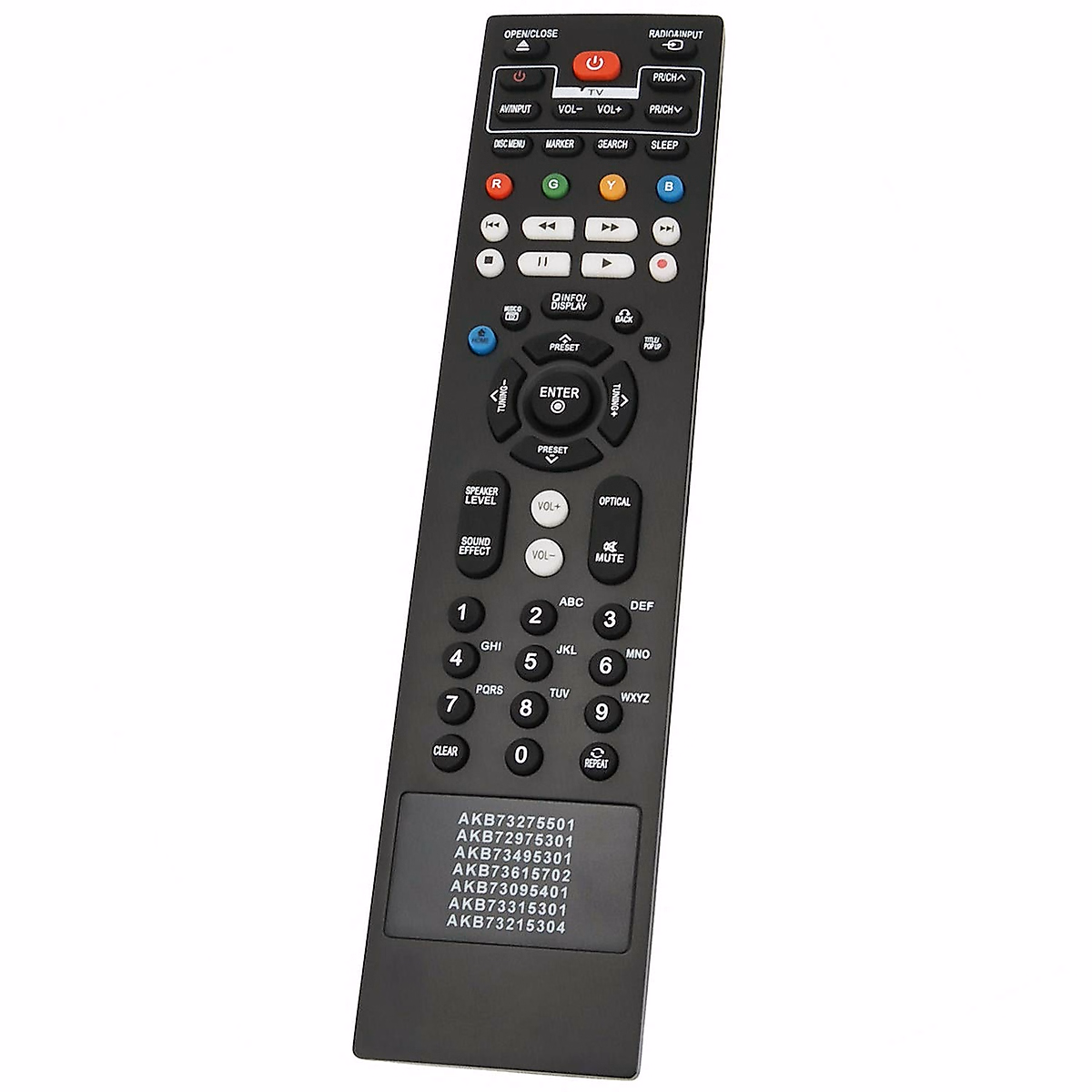 New Repalce Remote Control AKB73495301 AKB73215304 fit for LG Blu-ray Disc DVD Player BD600 BD620 BD650 255LG BD610 BD530 BD630 BD640 BD630C BD640C BD620C HLX55W LHB536 LHB336 HX906TA HX906SB HX906PA