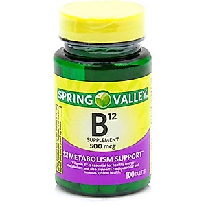Spring Valley - Vitamin B-12 500 mcg, 100 Tablets