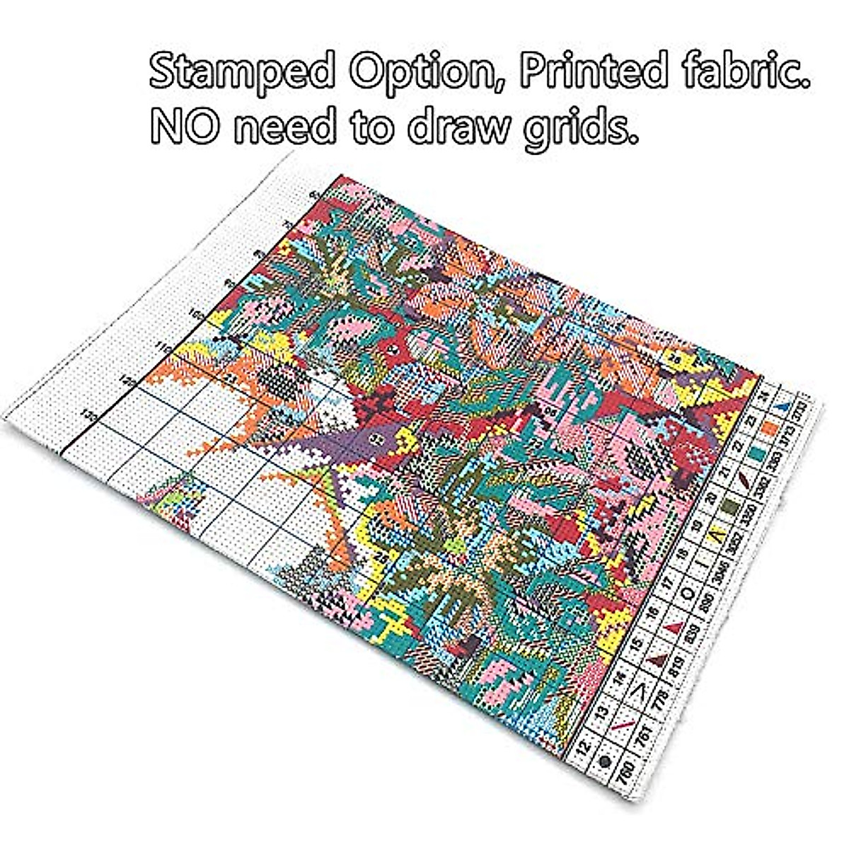 Awesocrafts Cross Stitch Kits, Quotes Praise God from Whom All Blessings Flow Easy Patterns Cross Stitching Embroidery Kit Supplies Christmas, Stamped or Counted (Praise God, Stamped)