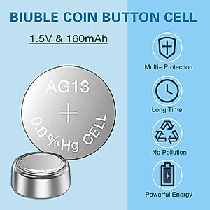 100 Pack AG13 LR44 Lr 44b l1154c SR44 Alkaline Batteries A76 357 303 1154 1.5 Volt Batteries Button Coin Cell Battery