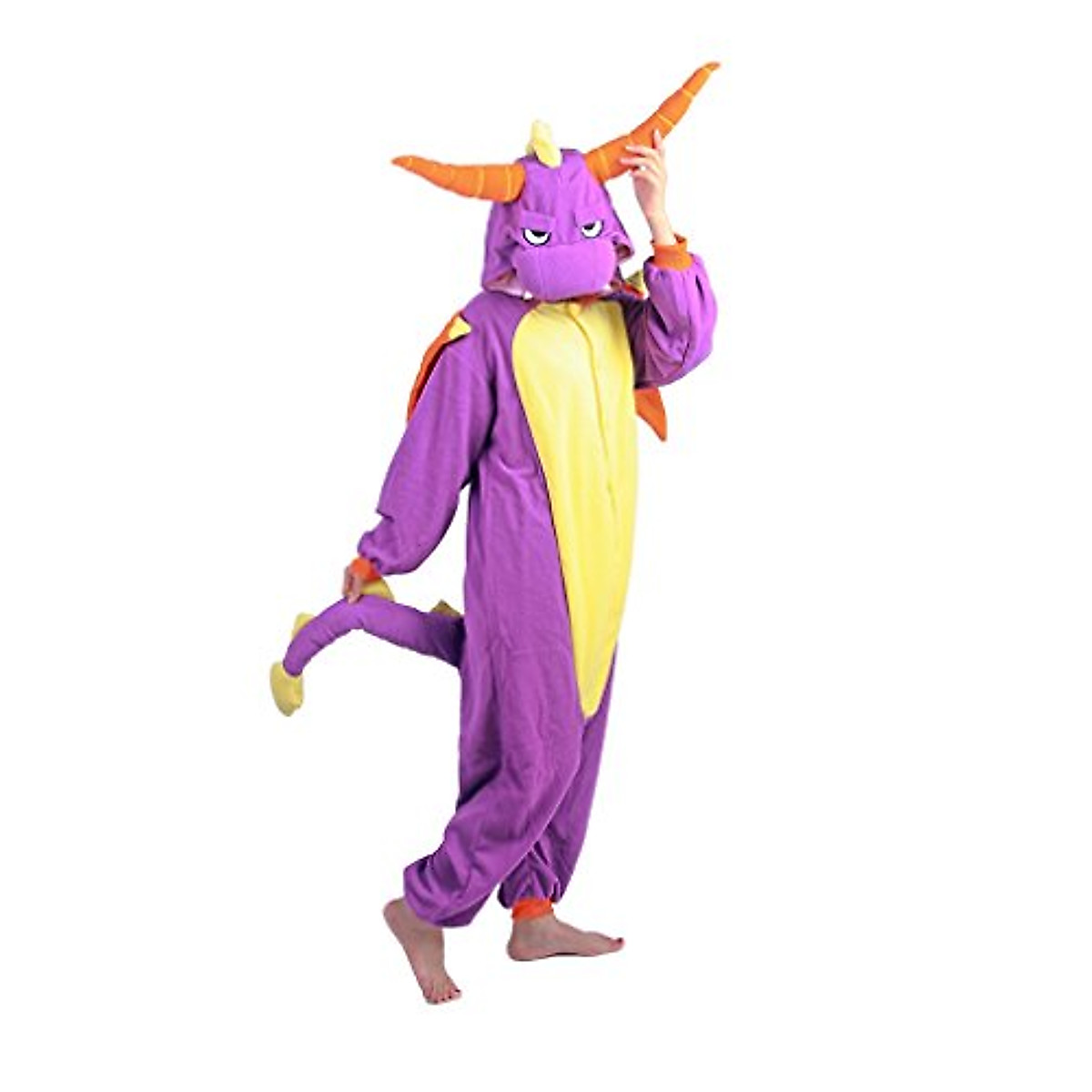 Adult Onesie Dragon Pajamas Animal Coaplay Costume Medium