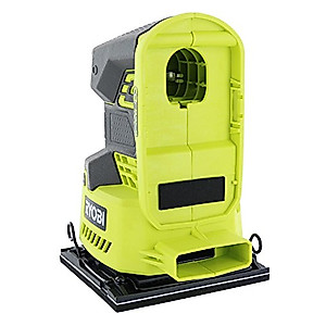 Ryobi P440 One+ 18V Lithium Ion 12,000 RPM 1/4 Sheet Palm Sander w/ Onboard Dust Bag and Included Sanding Pads (Battery Not Included, Power Tool Only)