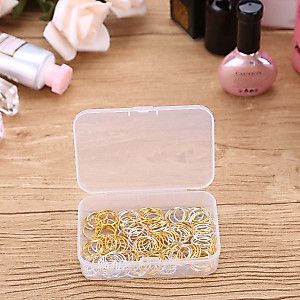 200 PCS Hair Braid Rings Accessories Clips for Women Dreadlocks Set Color Gold and Sliver