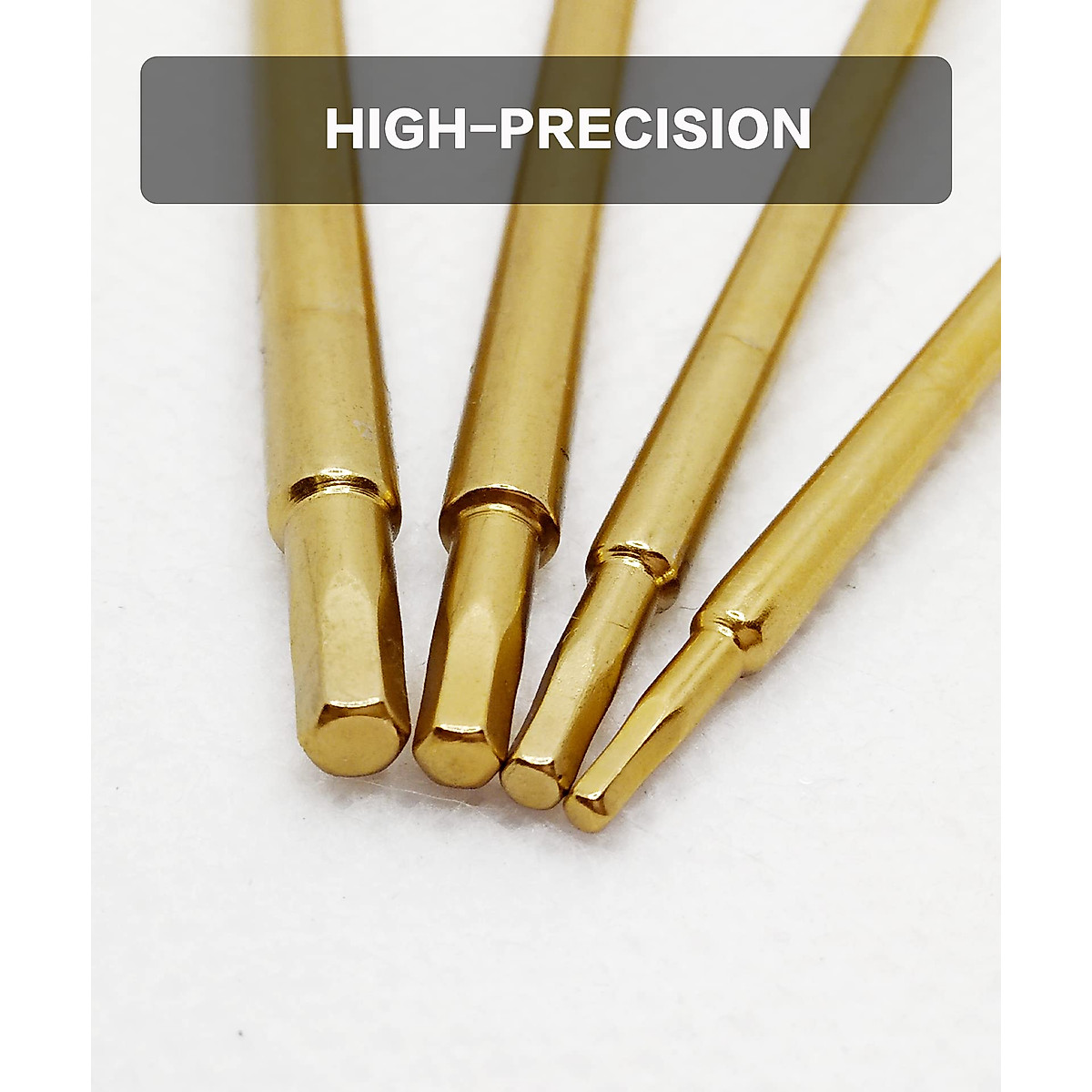 VICRAZZE RC Hex Bit Set 1.5, 2.0, 2.5 & 3.0mm Hex Head Allen Wrench Drill Bit S2 Steel 1/4" Hex Shank 100mm Long for Screwdrivers Bit Electric Screwgun Power Drill RC Repair Working Tools