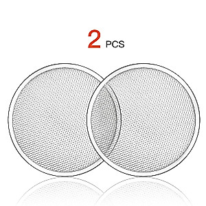 MAXSELL 2 Pack 12-Inch Pizza Screen,Aluminum Pizza Baking Screen, Seamless