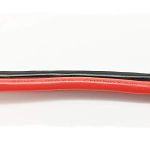 AYECEHI Solar Power Adapter Connector SAE Battery Extension Cable Solar Panel Cable Kits - 12AWG 0.3m/0.98ft with 1 SAE Polarity Reverse Connector