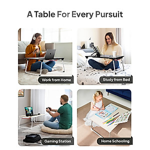 Cooper Mega Table XXL Extra Large Lap Desk for Bed | Laptop Table, Portable Desk, Bed Laptop Desk, for Bed, Desk, Laptop, Writing, Computer Bed Table for Laptop | Floor Table, Floor Desk for Adults