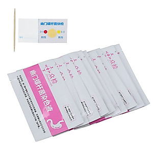 10 Piece Helicobacter Pylori Test,Portable Helicobacter Pylori Home Test Kit Home Self Test Tartar Sampling Self Test,Intestinal Health Check