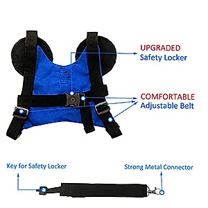 Toddler Backpack Leash for Child & Kids | Baby Girl Walking Safety Leash -Blue