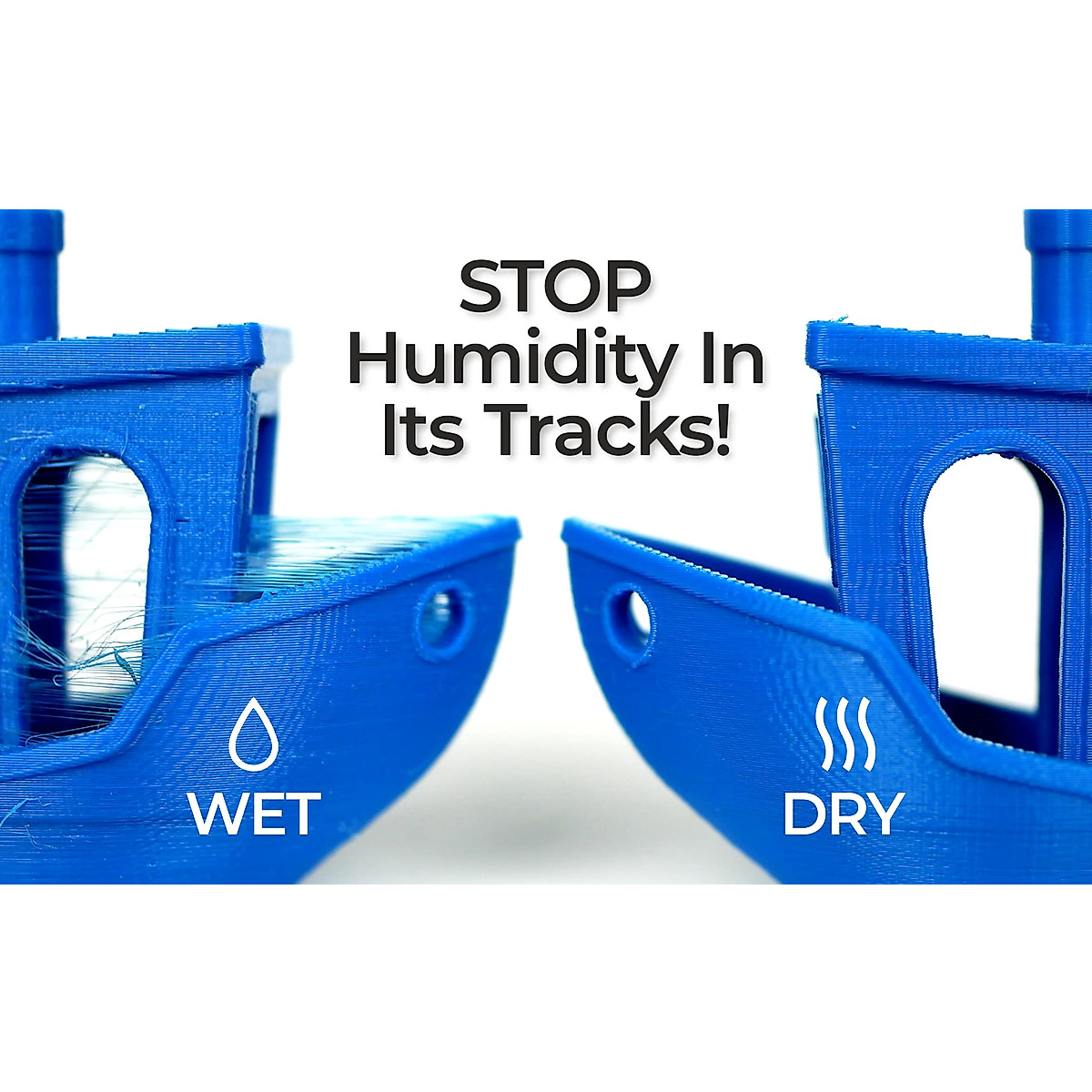 Filament Drying Desiccant (5 Pack) by Slice Engineering | 10X More Powerful Than Silica Gel | Infinitely Rechargeable | Prevent Wet Filament | Fits Perfectly Inside Spools | Made in The USA