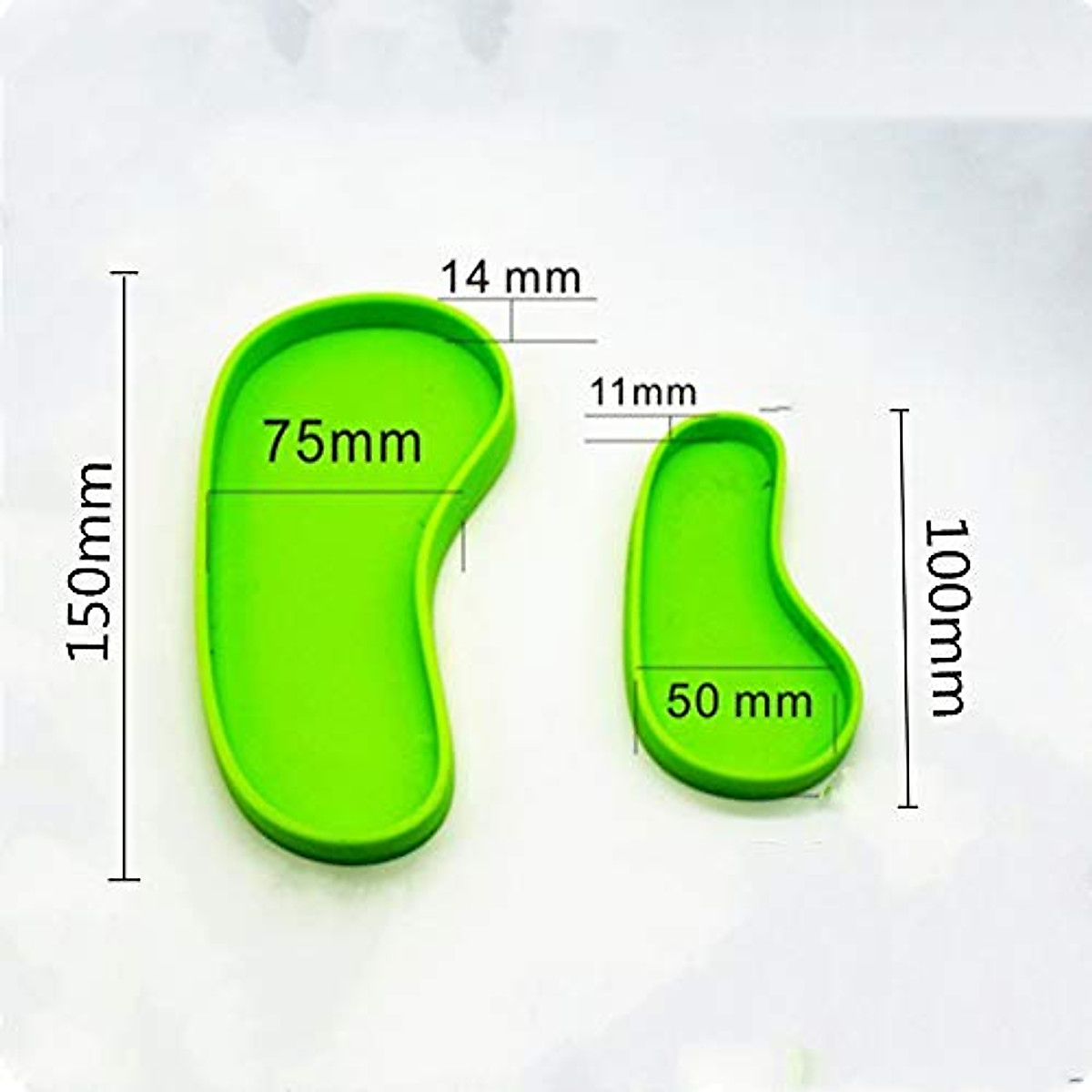 LSTCPGLAI 2 Pieces Tortoise Water Dish Reptile Water Dish Used for Tortoise Corn Snake Crawl Pet Eating and Drinking(Green)