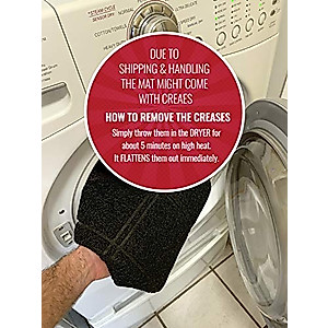 Iprimio Cat Litter Box Mat 42x36 Black | Cat Litter Trapping Mat, Mesh Mat Catches Litter, Repels Odor, Easy Clean Non Slip Kitty Litter Trapper Mats