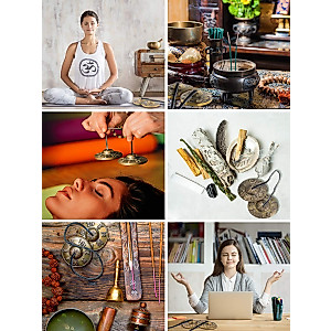 Meditation Bell - Tingsha Cymbals with Straps - Meditation Chime Tibetan Bell for Healing Yoga Meditation in a Box by Mudra Crafts, Tibet Mantra 2.5 Inches