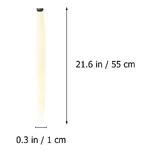 LALAFINA 48 Pcs Hair Extension Clip One-piece Hair Clip Long Hair Clip Seamless Hair Clip Colorful Hair Clip