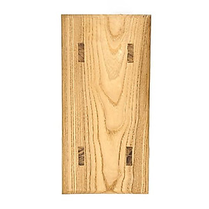 ANQILEE Handmade Solid Wood Stool Milking Stool 10" Height Wooden Step Stool Simple Wooden Viking Stool (12" Long 6" Wide)