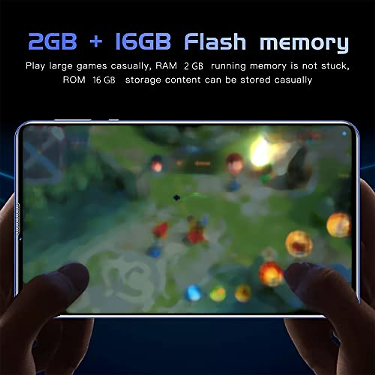 Tablet Laptop,HD Tablet WiFi Bluetooth Android Voice Call Game Tablet,7Inch IPS Display Screen,WiFi,2GB RAM+16GB ROM,4000mAh,Android 5.1 System