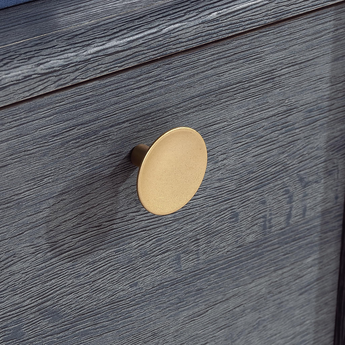 Sauder Dover Edge Home Office Desk, Denim Oak Finish