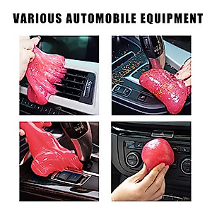 Car Cleaning Gel,2023 Car Accessories for Women and Man, 5-Pack Car Cleaning Supplies, Universal Car Detailing Kit,Auto Car Cleaning Kit Car Interior Cleaner for PC Tablet Laptop, Air Vents, Camera