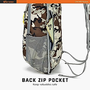 SKYSPER Small Daypack 10L Hiking Backpack Packable Lightweight Travel Day Pack for Women Men(Camouflage)